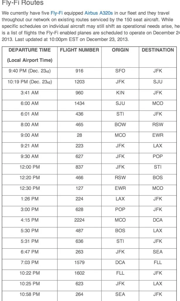 JetBlue eyes operational benefits of Fly-Fi - Runway GirlRunway Girl