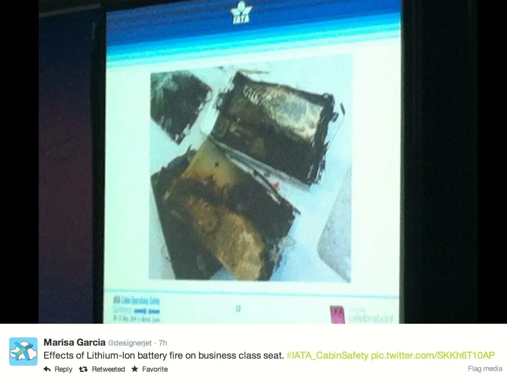 Emirates exec sounds alarm about PED battery fire hazards - Runway ...