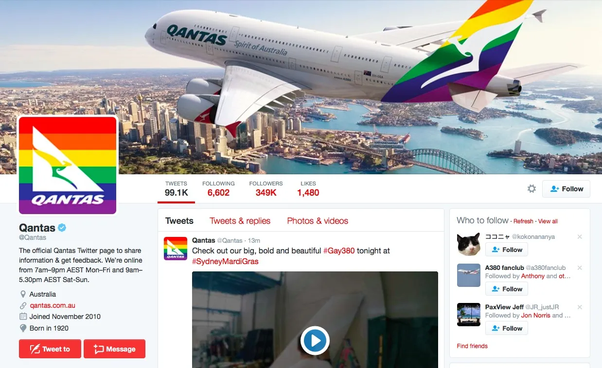 WOW Air's TF-GAY plane and Qantas’ Gay380 fly LGBTQIA colours - Runway ...