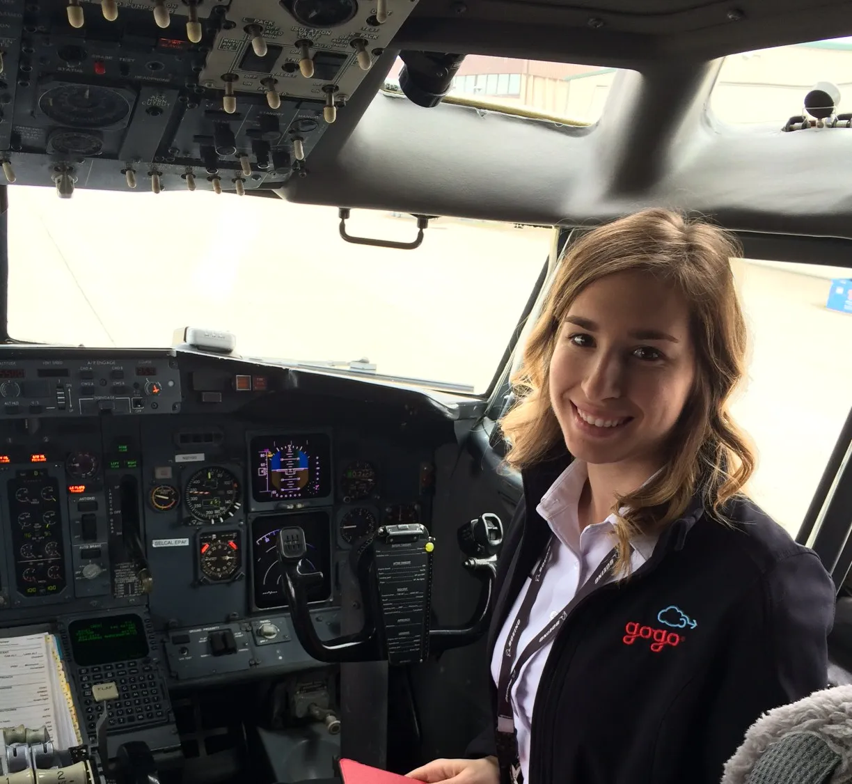 Gogo test pilot Nadia Kountoures spans oceans with her 737 - Runway ...