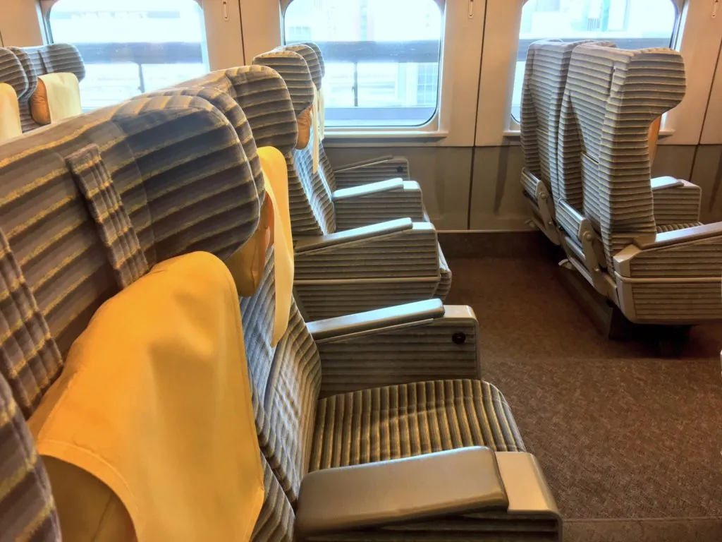 Japan's ancillary fee train seating offers model for airlines - Runway ...