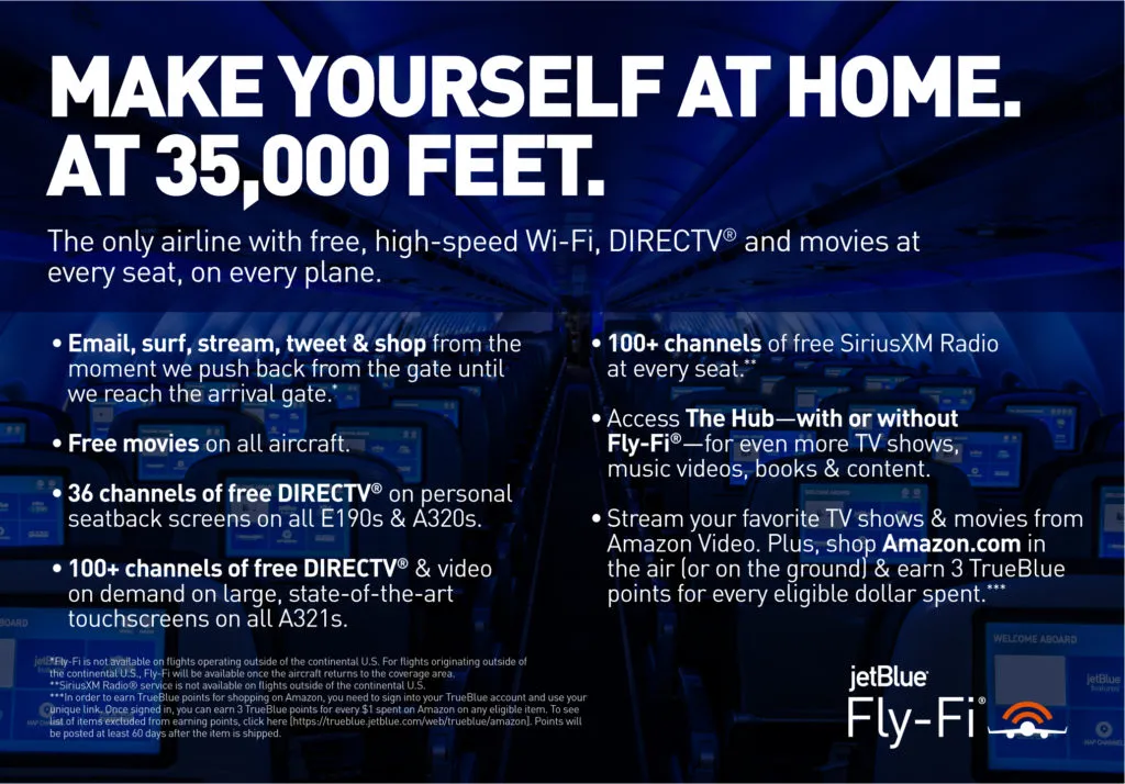 JetBlue now offers free Fly-Fi across entire fleet, gate-to-gate ...