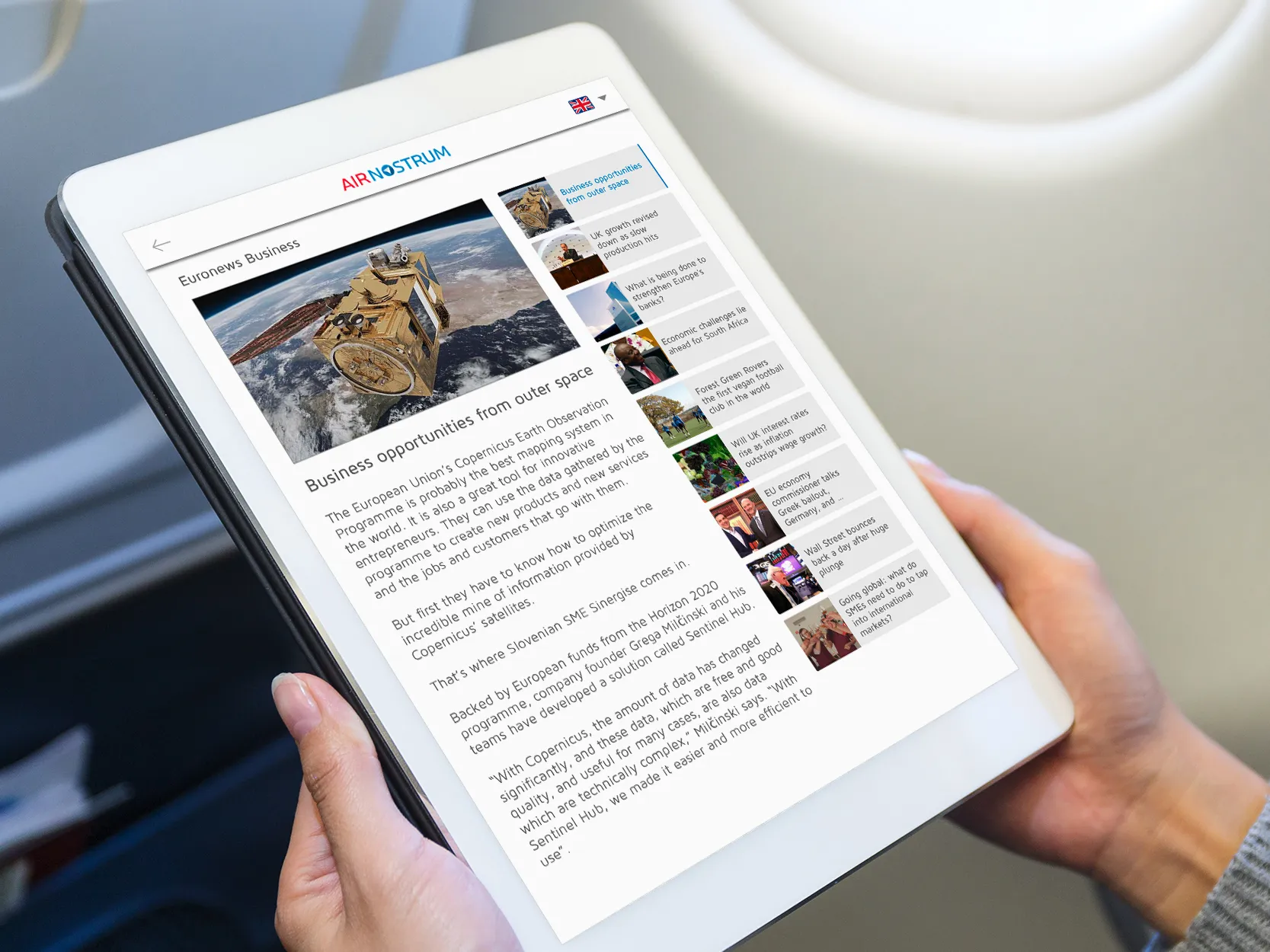 Press Release: Air Nostrum to adopt Immfly plugged portable for fleet ...