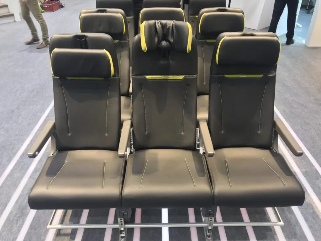 Recaro’s new BL3710 slimline drops a kilo, adds knee space - Runway ...