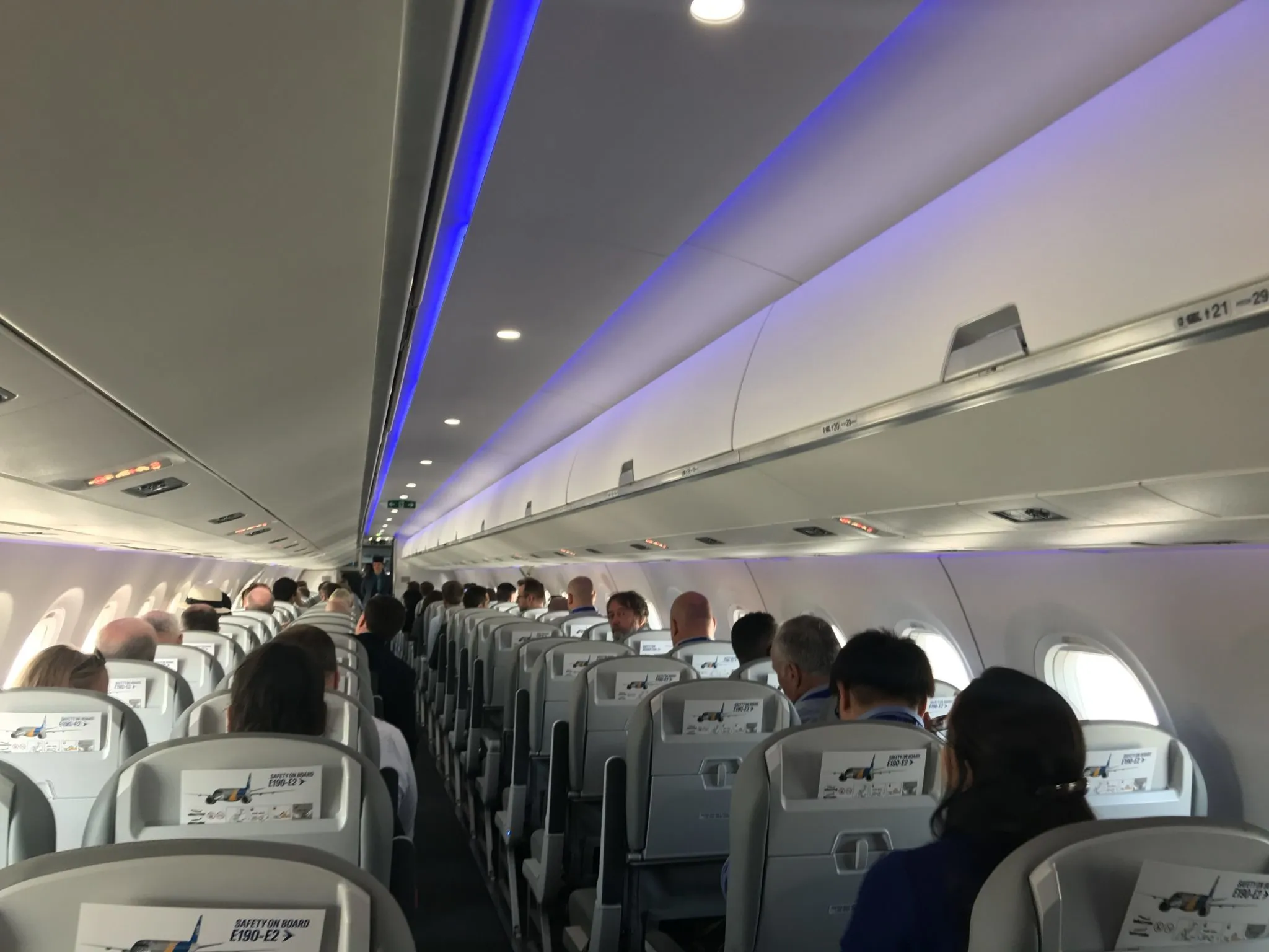 Embraer finds first order, and sees wider market, for staggered seats ...