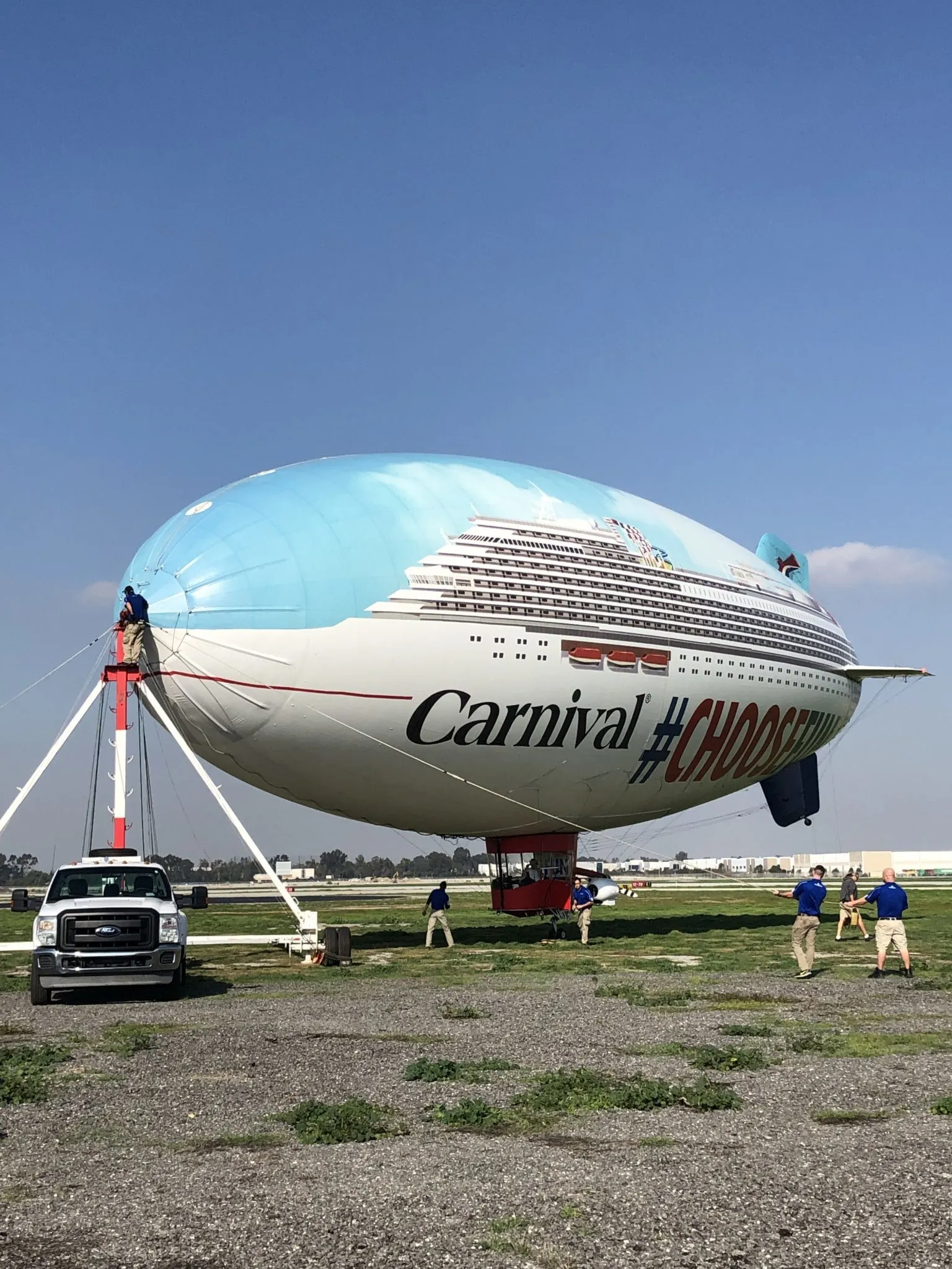 Baby blimp brings excitement to Carnival Cruise Line promotion - Runway ...