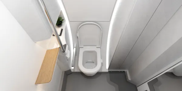 Extendable lavatory brings comfort and dignity back to passengers ...