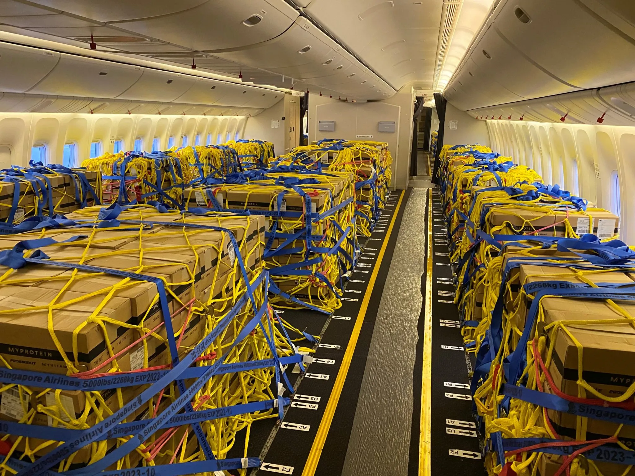 Press Release 777 Converted From Passenger To Cargo Cabin For SIA Press Release 777 Converted From Passenger To Cargo Cabin For SIA