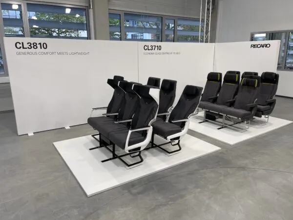 Recaro’s CL3810 full-featured economy drops 1.5kg, adds knee space ...