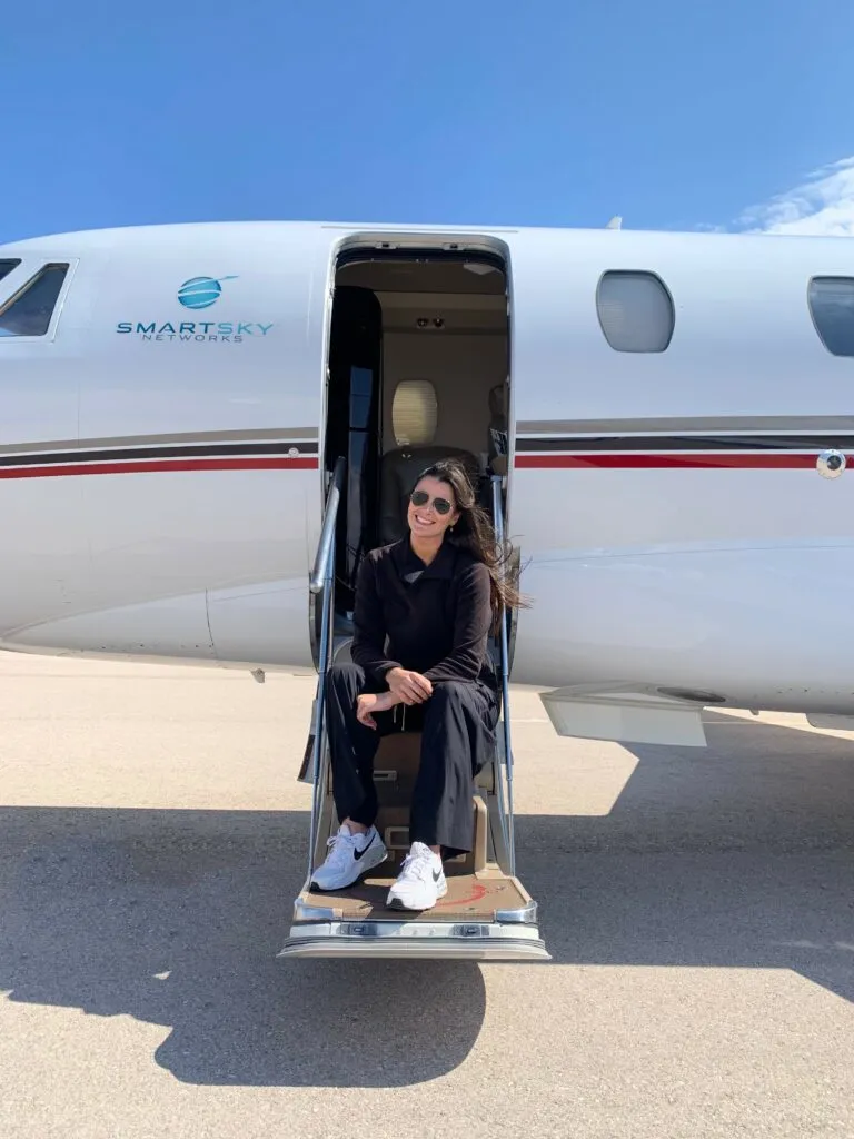 First officer Caroline Colombo goes full throttle in aviation - Runway ...