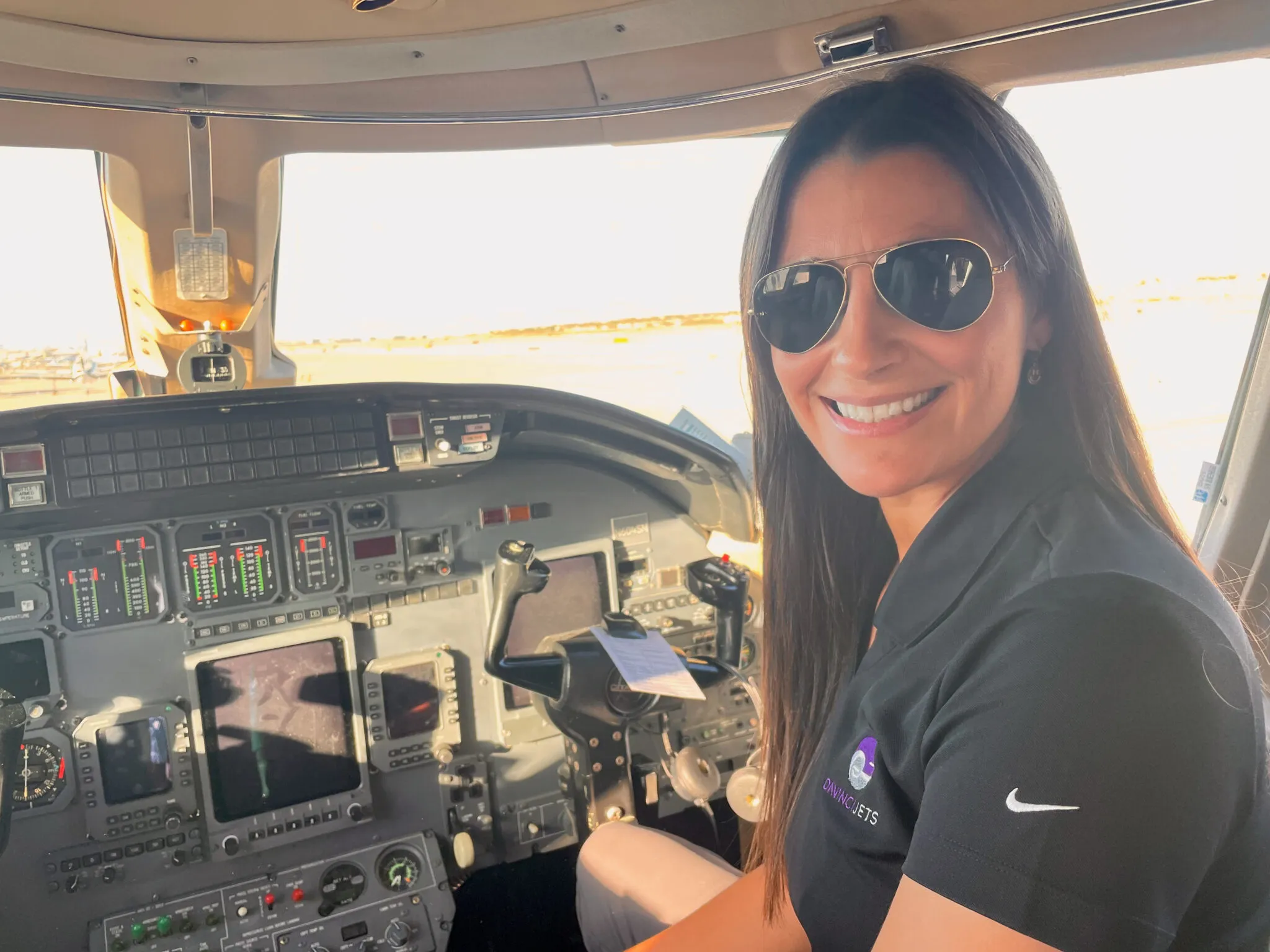First officer Caroline Colombo goes full throttle in aviation - Runway ...