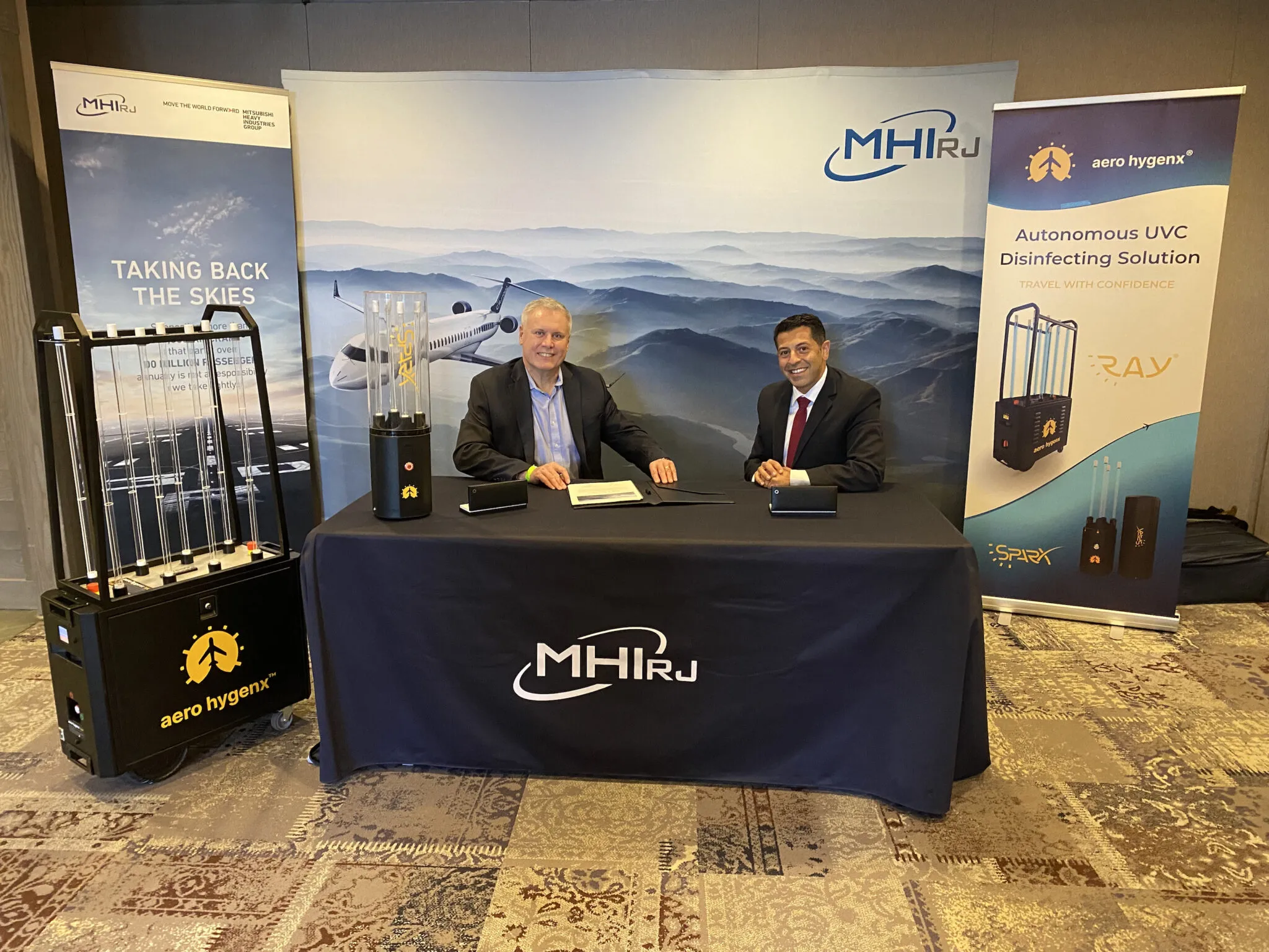 Press Release: MHIRJ, Aero HygenX sign agreement for RAY UV-C ...