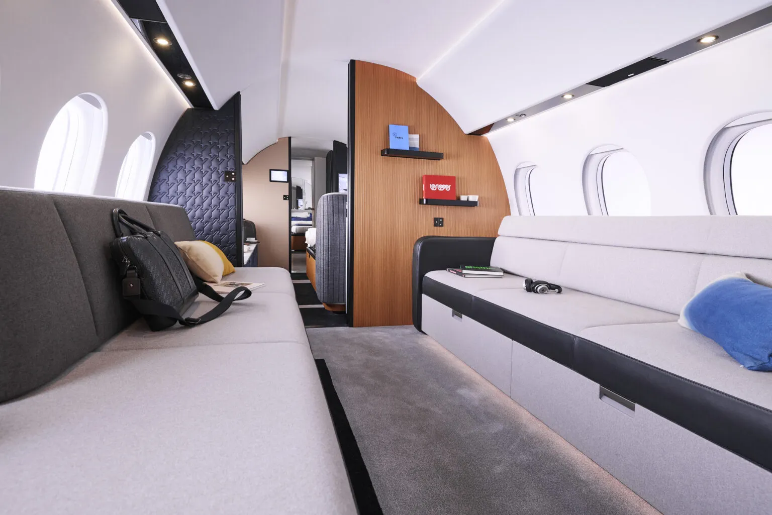 Dassault Falcon 10X cabin is masterclass in French design inspiration ...