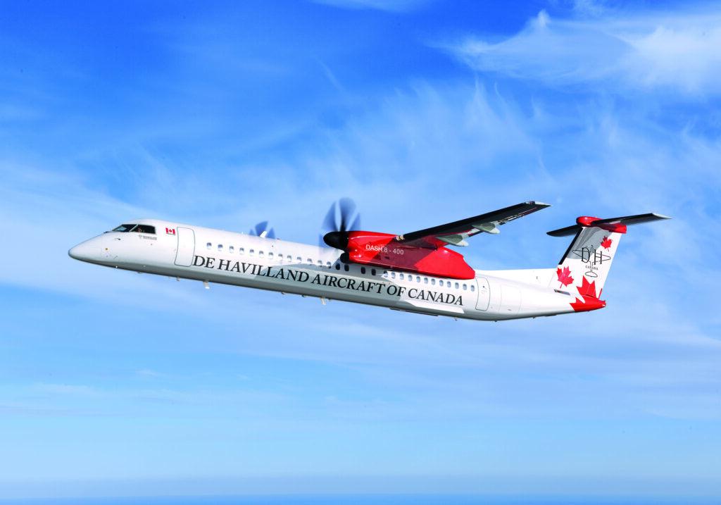 Press Release: Dash 8-400 enhancements afoot, including Starlink IFC ...