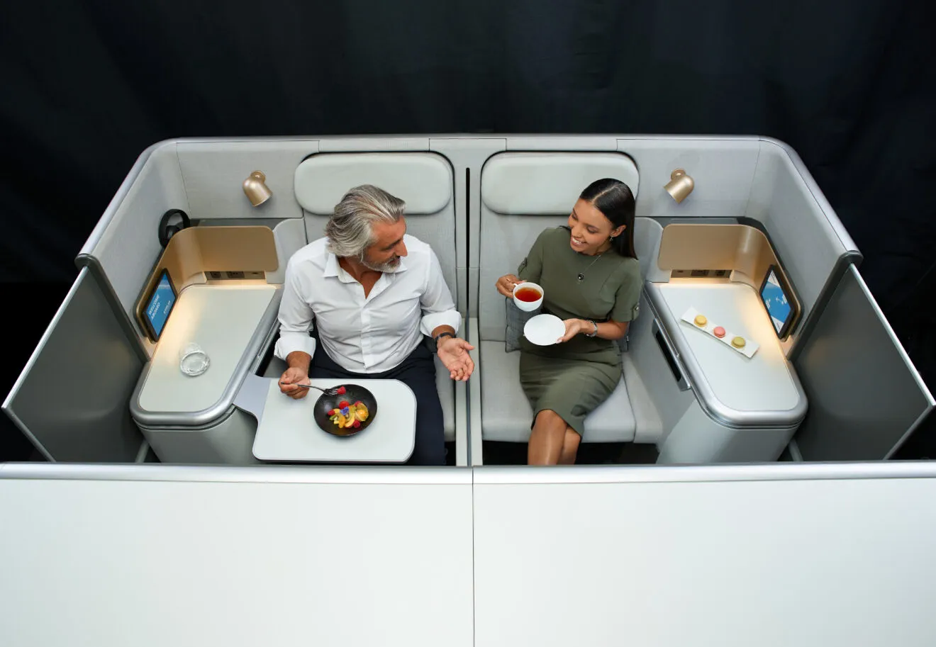 Stelia unveils integrated Rendez-vous staggered super-business seat ...