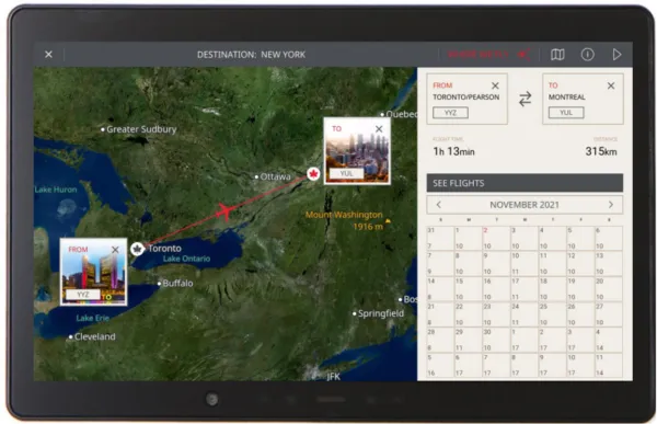 Press Release: Air Canada debuts inflight interactive WhereWeFly ...
