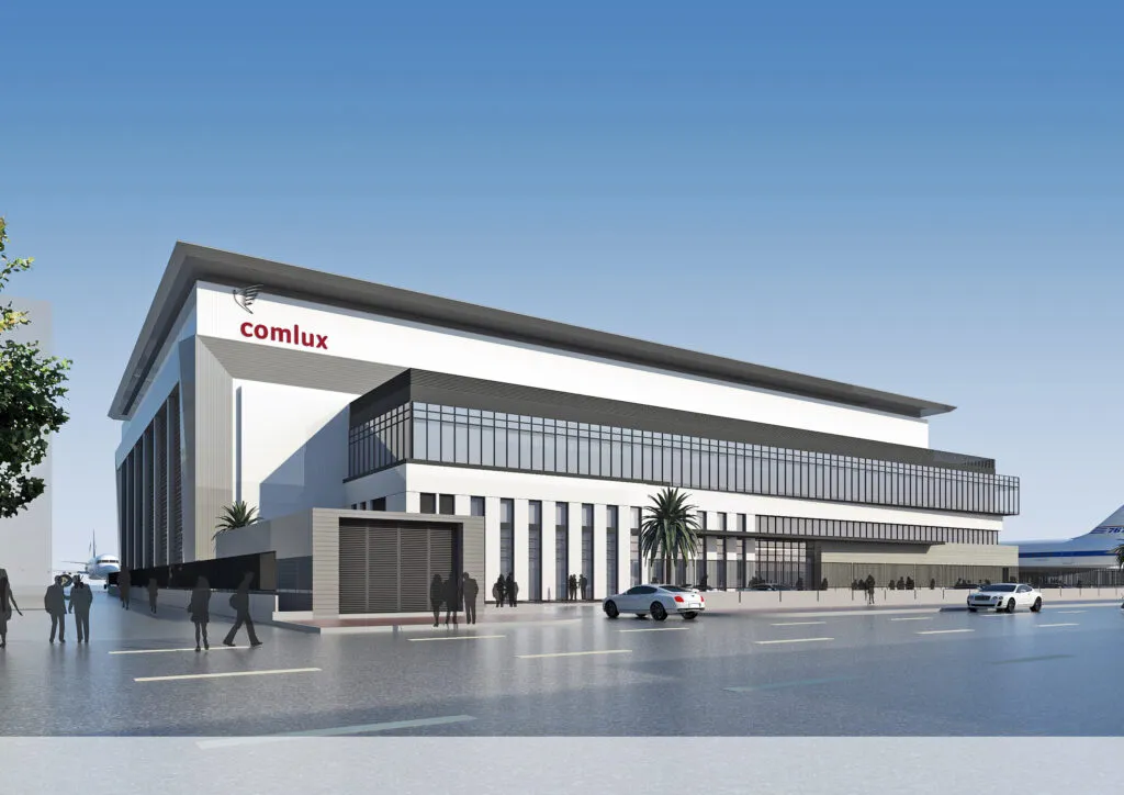 Press Release: Comlux begins construction of future VIP hanger in DubaiRunway Girl