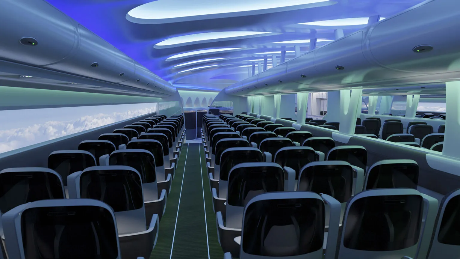 JetZero and Factorydesign unveil cabin concepts for BWB jet - Runway ...