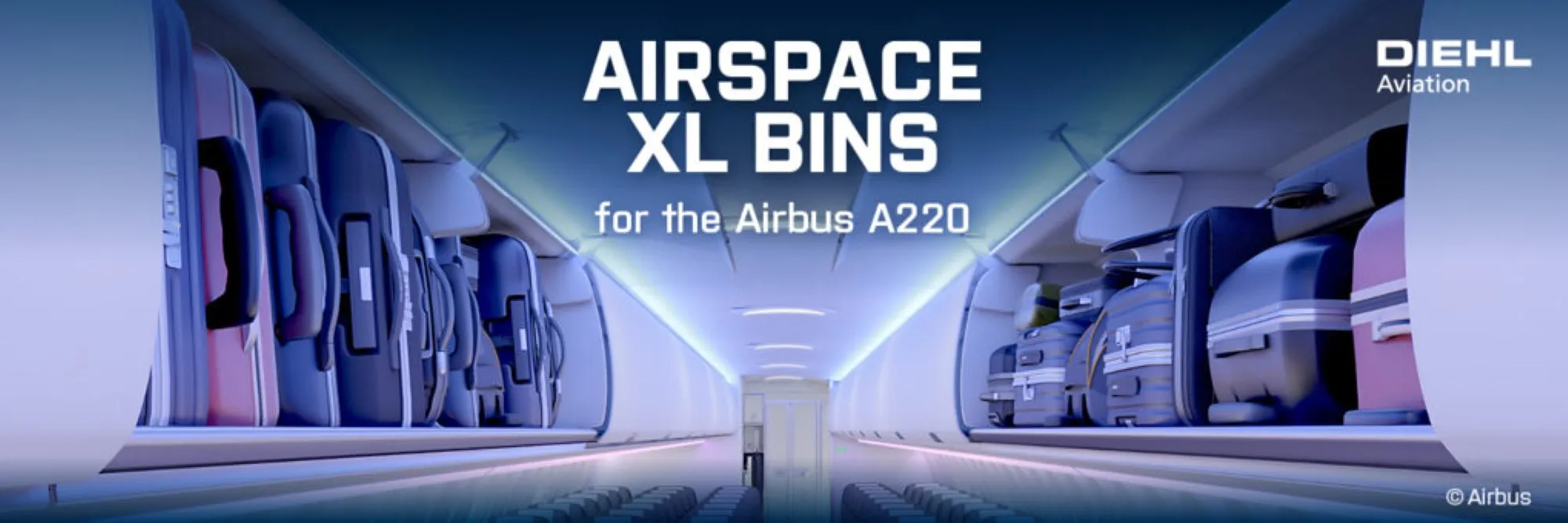 Press Release: Diehl Aviation supplies new Airspace XL bins for the A220Runway Girl
