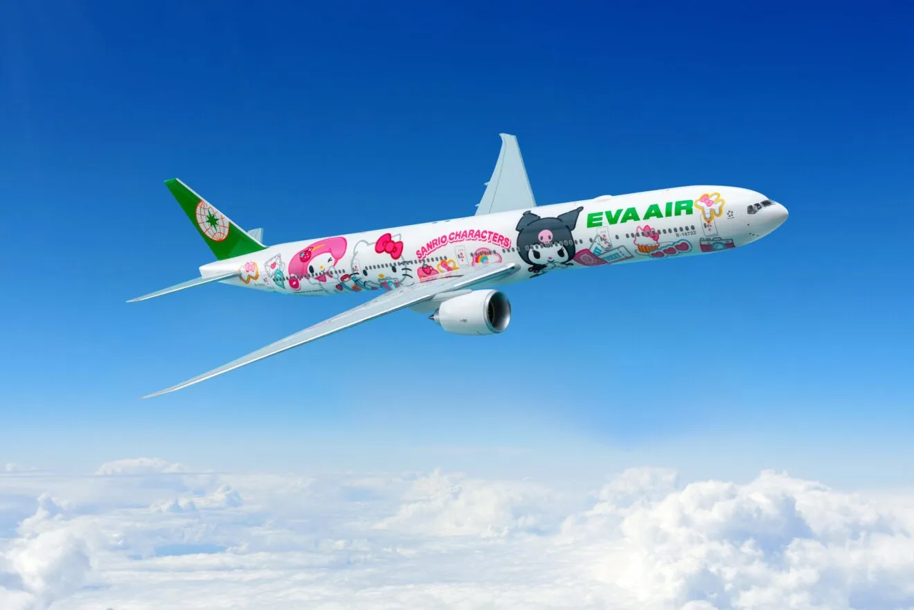 Press Release: EVA Air unveils Hello Kitty Besties jetRunway Girl