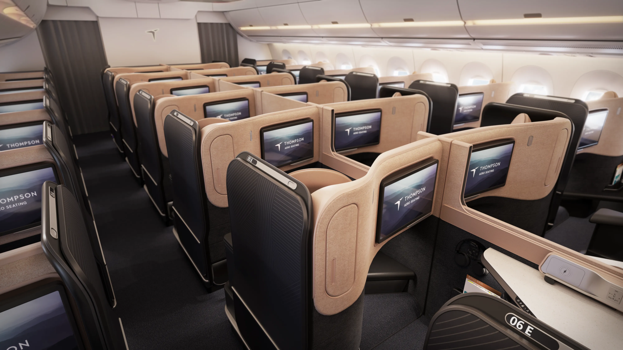Thompson unveils impressive VantageNOVA business class herringbone ...
