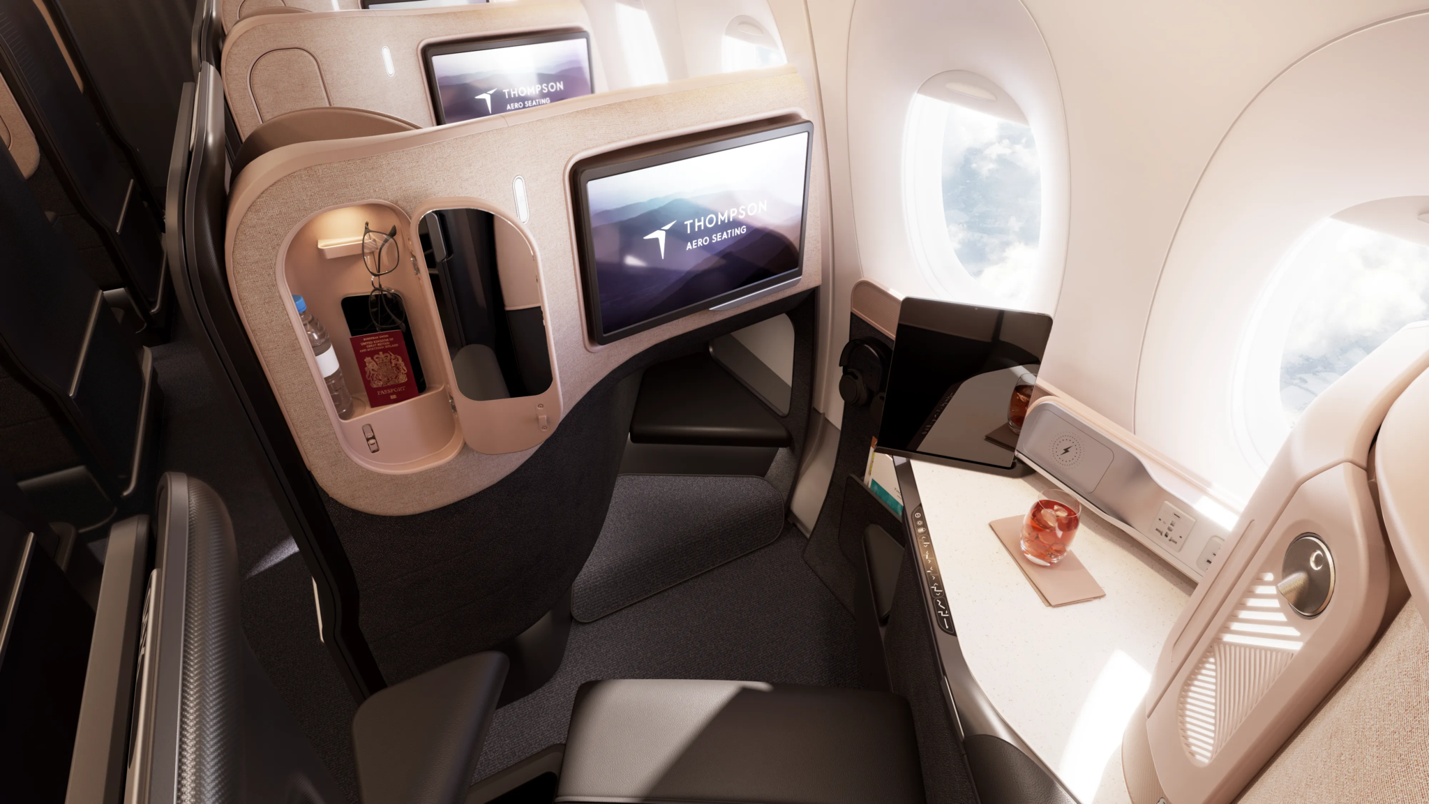 Thompson unveils impressive VantageNOVA business class herringbone ...
