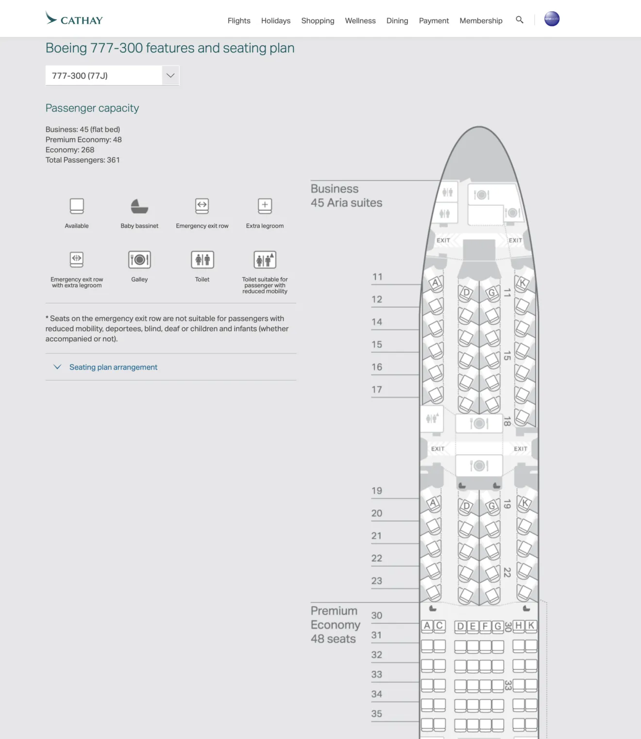 Cathay’s new Aria business breaks cover as elegant mini-suite - Runway ...