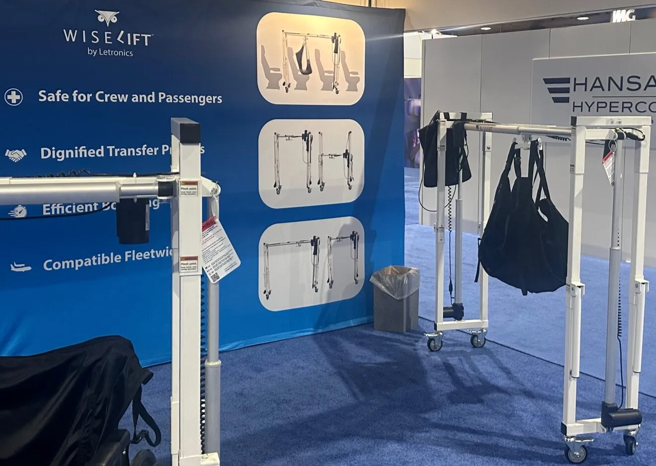 Letronics PRM Transfer Lift supports accessibility for most sizes ...