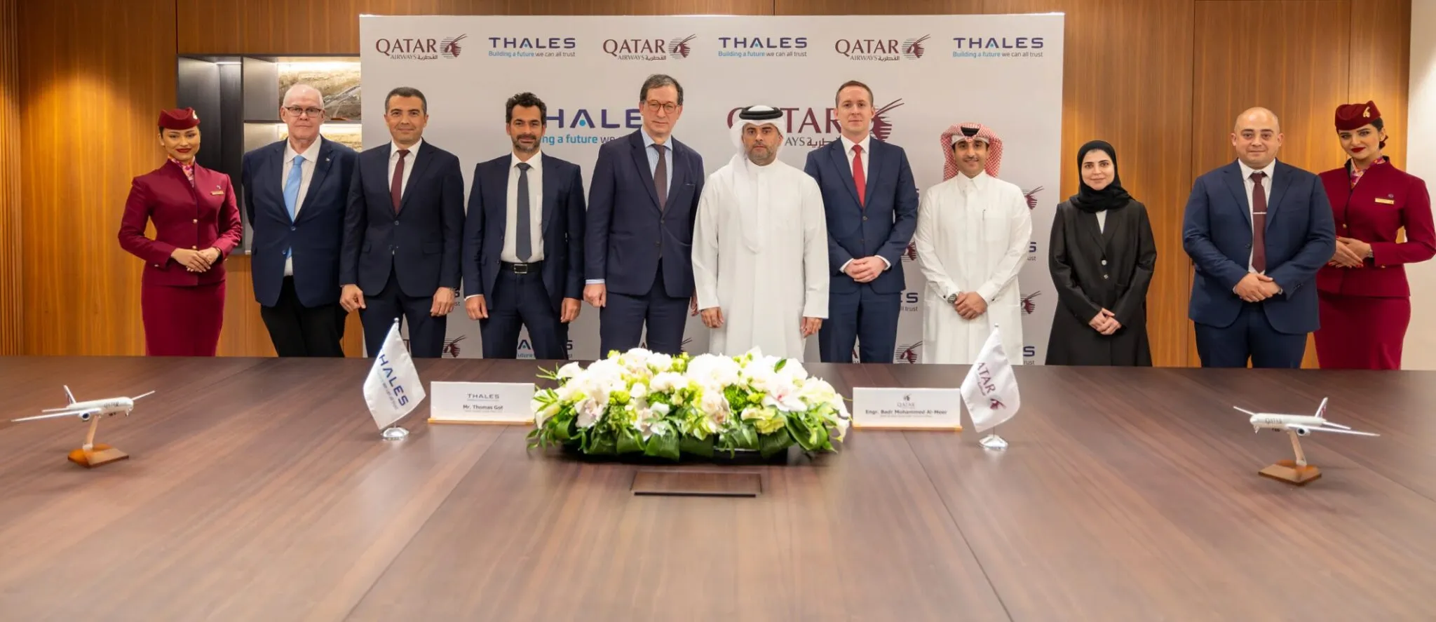 Press Release: Thales, Qatar Airways ink MOU for IFE maintenance hub ...