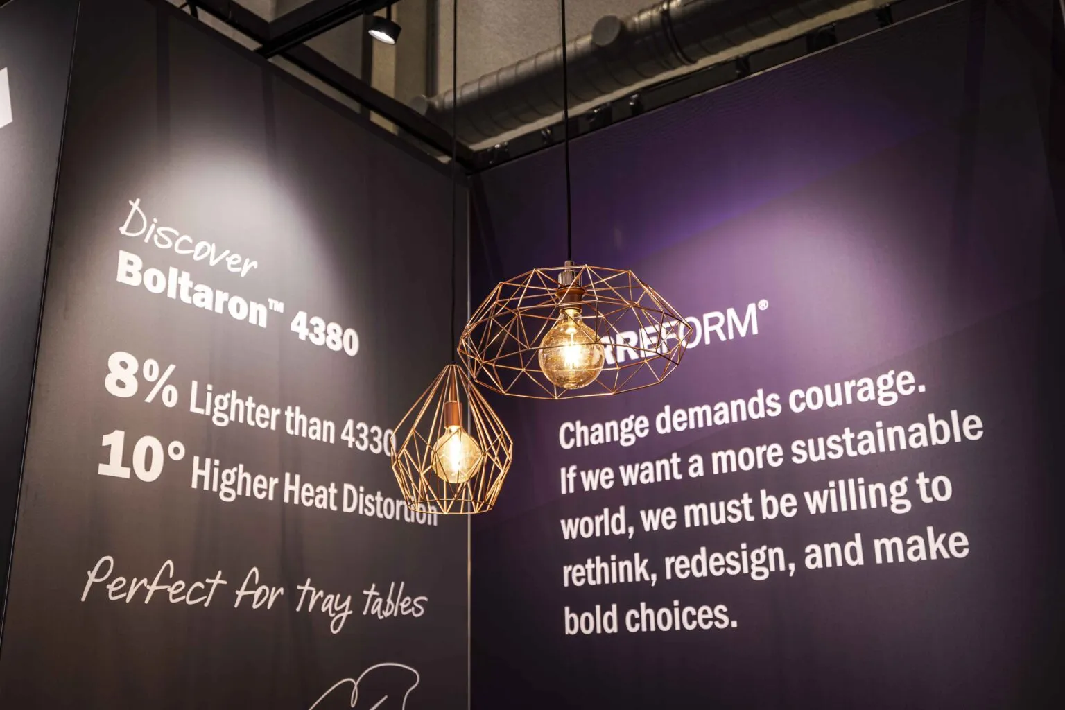 Boltaron slashes tray table weight, offers more recycled ...