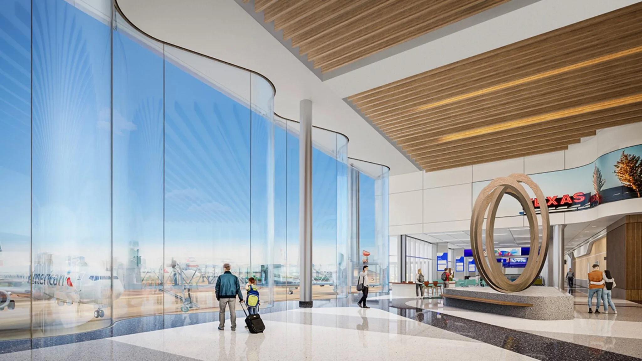 Press Release: American Airlines, DFW reveal new Terminal F plan ...