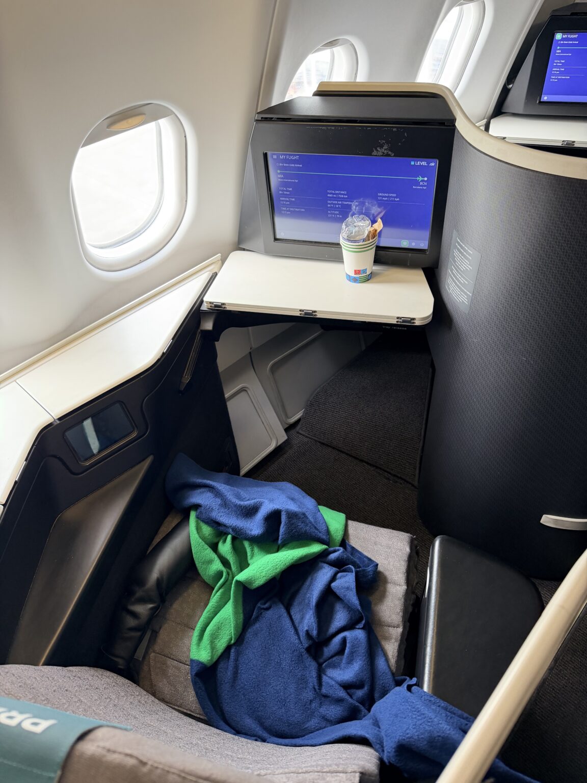 LEVEL's premium lie-flat gives space to rest, not much elseRunway Girl